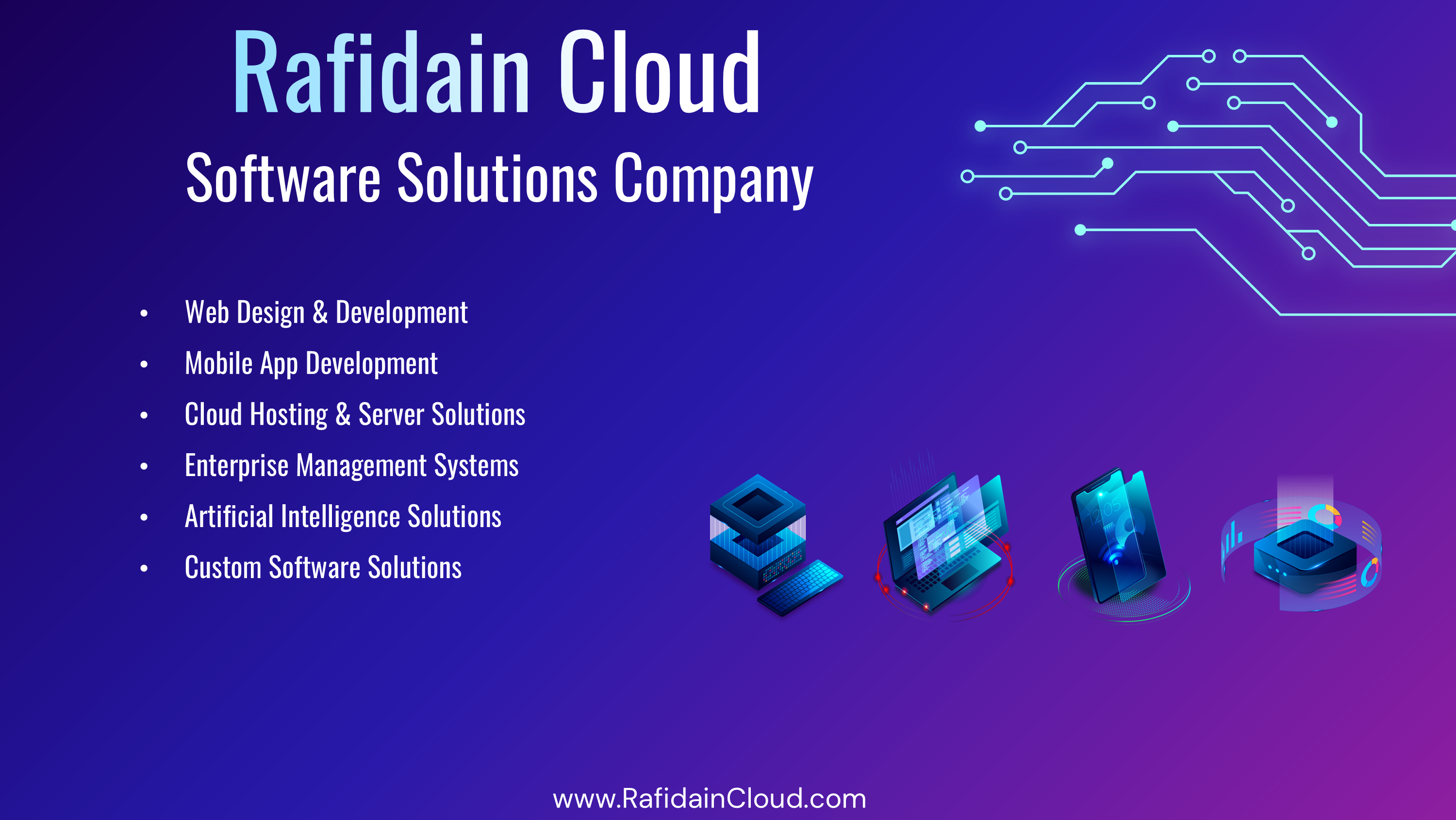 Rafidain Cloud – Software Development & Cloud Solutions company in Iraq